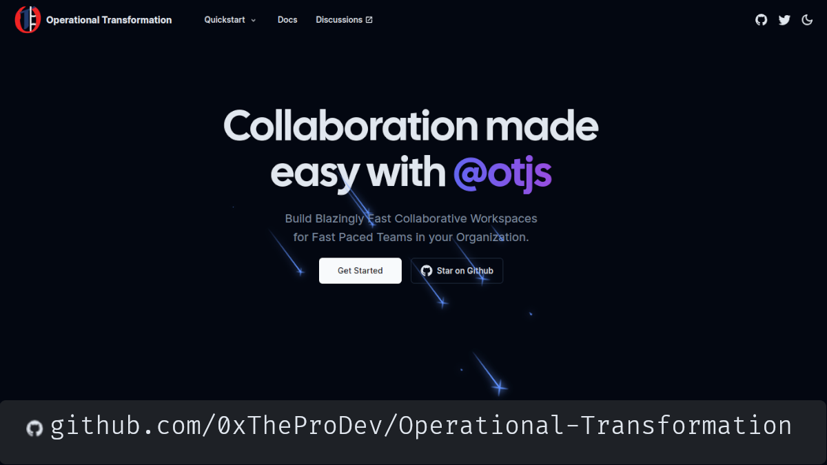 Getting Started | Operational Transformation Getting Started | Operational Transformation